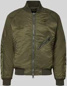 G-Star Regular Fit Bomberjacke mit Stehkragen