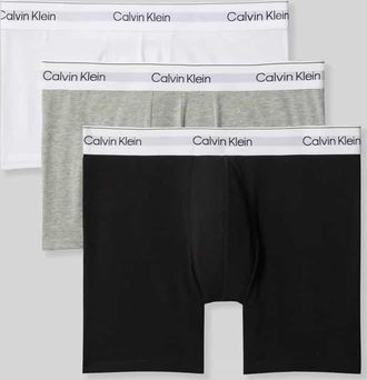 Calvin Klein Underwear Pant & Trunk mit elastischem Label-Bund im 3er-Pack