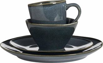 Mica Mica Decorations Geschirr Racco - 31x29x29 cm - Stein - Dunkelgrau