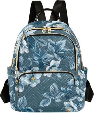 Mnsruu Mini sac à dos pour femme - Motif cachemire floral - Couleur tamisée - Petit sac à dos tendance - Style décontracté, Multi617, S