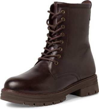 Marco Tozzi Bottines à Lacets pour Femme 2-26286-43 Botte Tendance, Moka, 37 EU