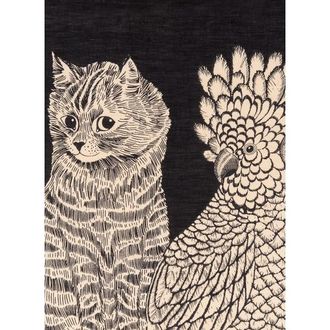 Inou&iuml;toosh Foulard imprim&eacute; en coton