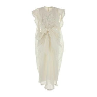 Zimmermann Balance Waterfall Dress - - Dresses - Damen - Wei&szlig; - S