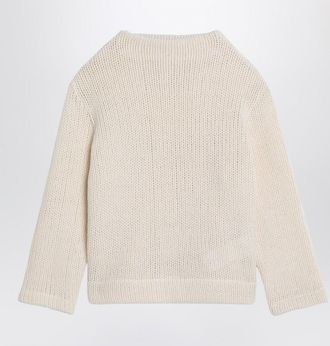 Douuod Ivory wool-blend jumper