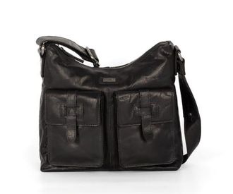 Spikes & Sparrow Arizona, Sac &agrave; bandouli&egrave;re Femmes, Noir, 28 x 10 x 28 cm