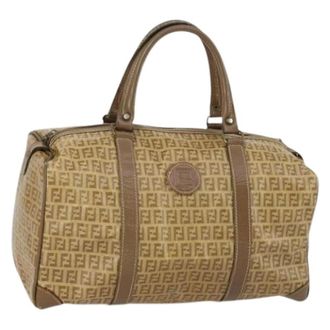 Fendi Sac Week-end Pre-owned - Femme - Pre-owned - Beige - Taille: ONE Size