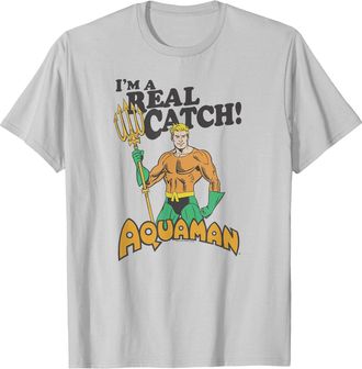 DC Comics Aquaman Real Catch T Shirt T-Shirt