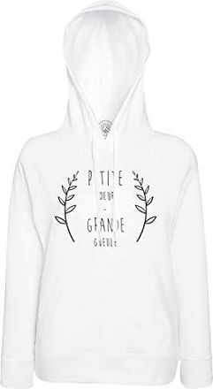 Fabulous Sweat &agrave; Capuche Hoodie Petite Soeur Grande Gueule dans Couronne de Lauriers