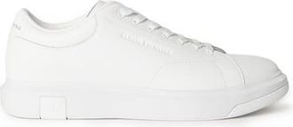 A|X Armani Exchange Baskets unies en cuir