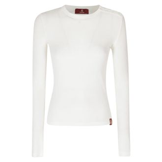 Dondup Langarm-T-Shirt - - Tops - Damen - Wei&szlig; - M