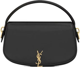 Saint Laurent Crossbody Bags - SAINT LAURENT VOLTAIRE Half-moon shoulder bag - Gr. unisize - in Schwarz - f&uuml;r Damen