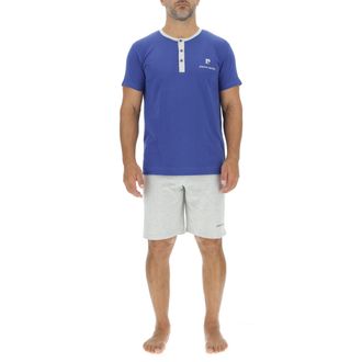 Pierre Cardin Pierre Cardin Underwear Herren Pca/1/Enc/228 Pyjamaset, K&ouml;nigsblau/Hellgrau, L