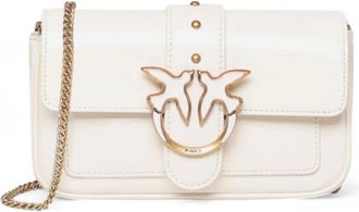 Pinko Pinko, Femme, Sacs, Blanc, Taille: ONE Size Love One Clutch