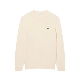 Lacoste Maille col rond - Homme - Pulls - Beige - Taille: M