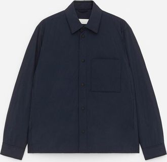 Arket Leicht Gef&uuml;ttertes Overshirt -Blau