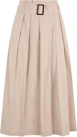 PESERICO Femme, Jupes, Beige, Taille: 38 FR Maxi Skirt