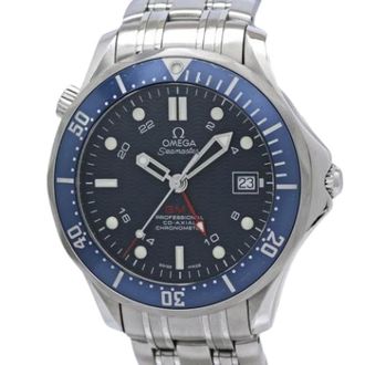 Omega Pre-owned Seamaster Diver 300M GMT 41mm - Homme - Pre-owned - Bleu - Taille: ONE Size