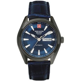 Swiss Alpine Military Swiss Alpine Military Herren Armbanduhr Automatic with Sapphire Crystal Selitta 7090.2575 - - Accessories - Herren - Schwarzk - ONE SIZE