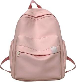 Generic Sac &agrave; dos d&eacute;colier femme couleur pure sac &agrave; dos de loisirs campus sac &agrave; dos chien sac &agrave; dos pour grands chiens, rose, taille unique