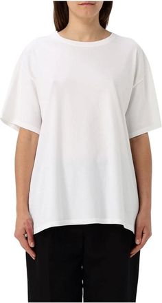 The Row Femme, Tops, Blanc, Taille: 40 FR T-shirt d&eacute;contract&eacute; &agrave; manches courtes