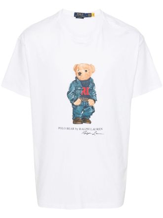 Polo Ralph Lauren t-shirt à imprimé Polo Bear - Blanc
