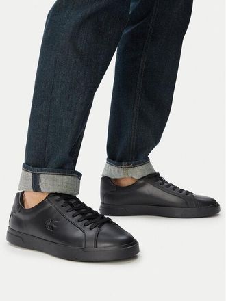 Calvin Klein Sneakers Low Prof Cupsole Lth HM0HM02123 Schwarz