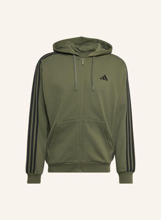 adidas Sweatjacke Essentials 3-Streifen gruen