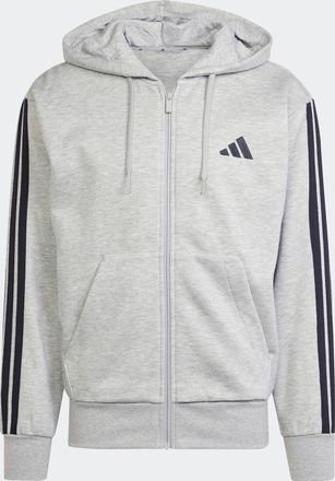adidas Sweatjacke ESSENTIALS THREE STRIPES FLEECE