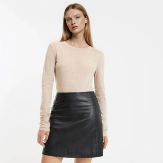 La Redoute Collections T-shirt Col Rond Manches Longues