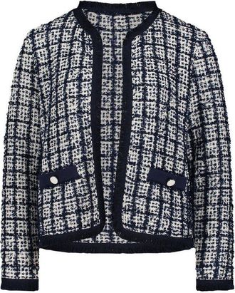 Betty&Co Strickjacke Damen mit Fransen (1-tlg)