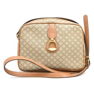 Celine Sac bandouli&egrave;re vintage doccasion - Femme - Pre-owned - Beige - Taille: ONE Size