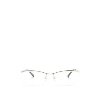 The Attico X Linda Farrow Charlotte Cat-eye Semi-rimless Glasses