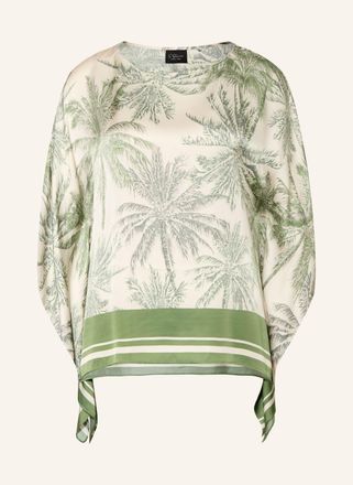 s.Oliver Black Label S.Oliver Black Label Blusenshirt Aus Satin Mit 3/4-Arm weiss