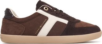 Tommy Hilfiger Sneakers Tommy Hilfiger Th Tribeca Sneaker Suede FW0FW09596 Braun