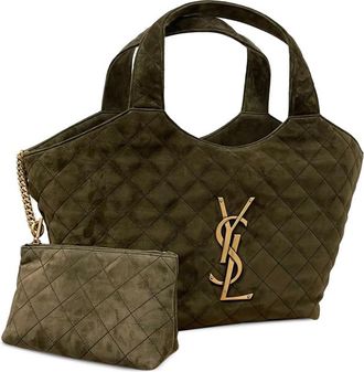 Saint Laurent Medium Icare Quilted Tote Bag