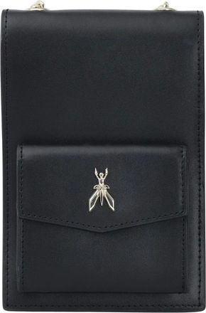 Patrizia Pepe Femme, Accessoires, Noir, Taille: ONE Size Sac Bandouli&egrave;re Noir Printemps &Eacute;t&eacute;