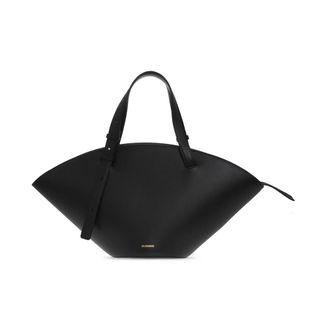 Jil Sander Leder Sombrero Schultertasche - - Bags - Damen - Schwarzk - ONE SIZE