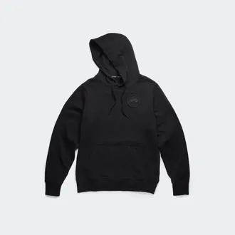 Canada Goose Huron Hoodie mit Stickerei (M&auml;nnlich, Black, XL)