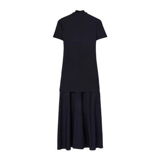 Jil Sander Femme, Robes, Bleu, Taille: 36 FR Robe Bleue