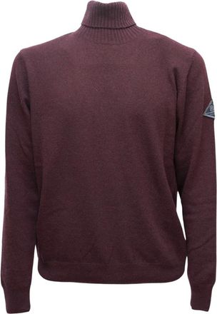 Roy Rogers Homme, Pulls, Rouge, Taille: 3XL Maglia dolcevita lana e cashmere