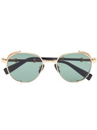 Balmain lunettes de soleil Brigade - Or