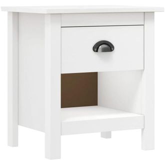 vidaXL Nachttische 2 Stk. Hill 46x35x49,5 cm Massivholz Kiefer - Vidaxl
