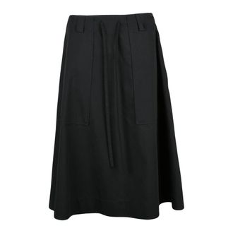 Moschino Longuette a Ruota - - Skirts - Damen - Schwarzk - S