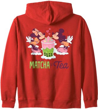 Disney Mickey & Minnie Valentine Youre the Matcha to My Tea Kapuzenjacke