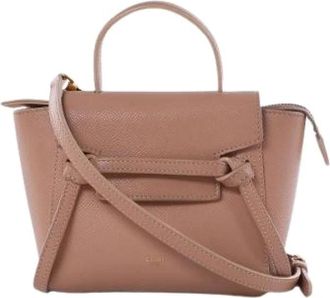 Celine Sac bandouli&egrave;re Pico Pre-owned - Femme - Pre-owned - Beige - Taille: ONE Size