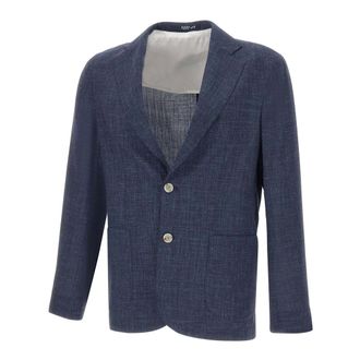 Barba Homme, Vestes, Bleu, Taille: M Easy J Mono Blazer