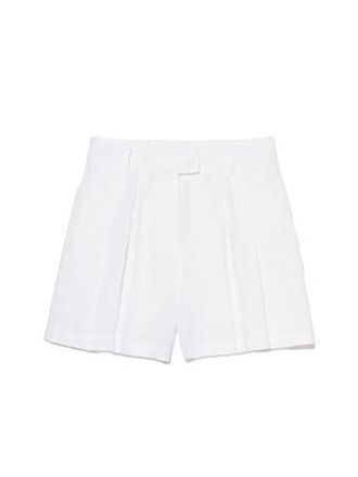 Sisley Sisley Bermuda 4aghl9013 Short en Lin, Taille rectangulaire avec Motif à Double col élastique, Fermeture avec Bouton Visible, Avant de Style Homme, Po