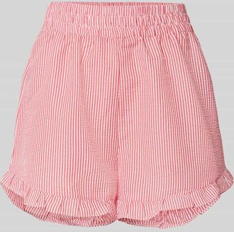 A-View Relaxed Fit Shorts mit Strukturmuster Modell Sonja