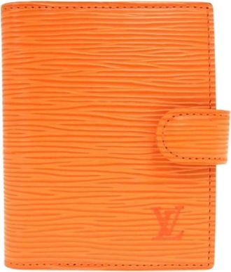 Louis Vuitton unisex, Pre-owned, Orange, Taille: ONE Size Portefeuille Pre-owned