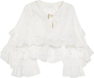 Zimmermann Femme, Blouses et Chemises, Blanc, Taille: 40 FR Blouse 6883Trs263